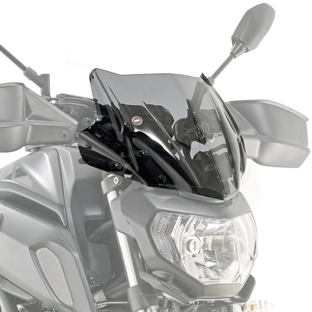 Givi A2140 Motorcycle Screen Yamaha MT07 2018 to 2020 Smoke