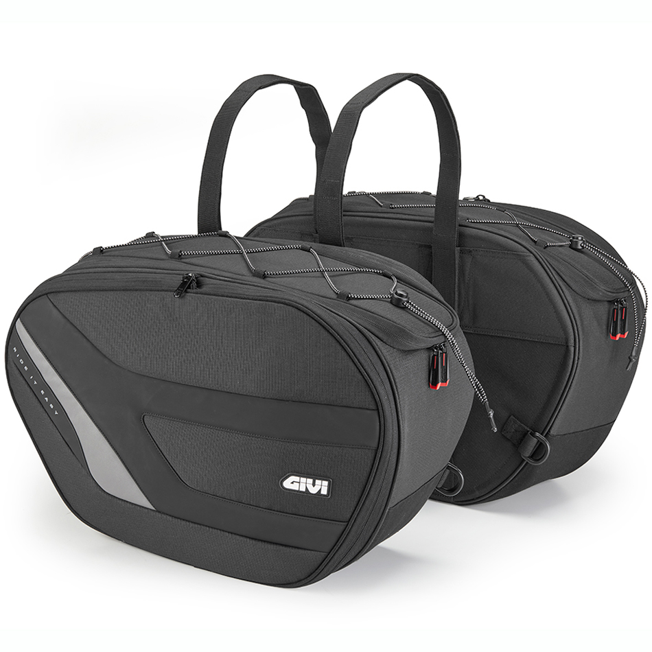 Givi EASY10 Throw Over Expandable Motorcycle Panniers 35 Litre